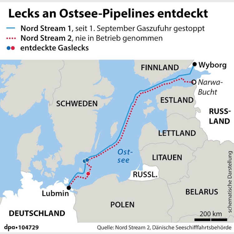 Deutsche Ermittler zu gesprengten Ostsee-Pipelines: Die Russen waren es ...