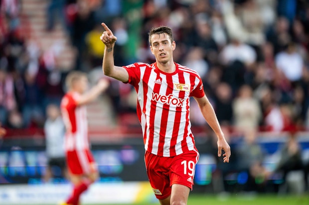 Der erste Doppelpack seines Lebens! Und doch freute sich Janik Haberer ...