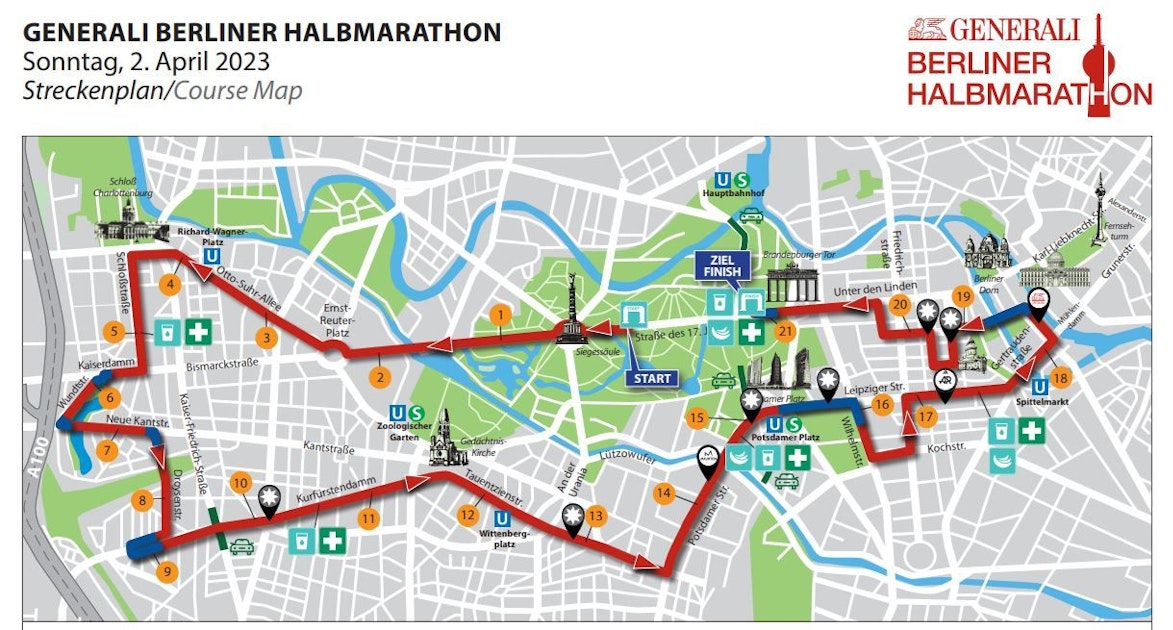 Berliner Halbmarathon: Hier sind am Wochenende alle Straßen dicht